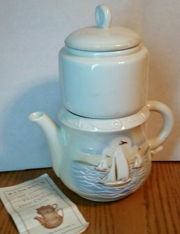 Vintage Porcelier Coffee Pot Sold At Auction: Group Of Four