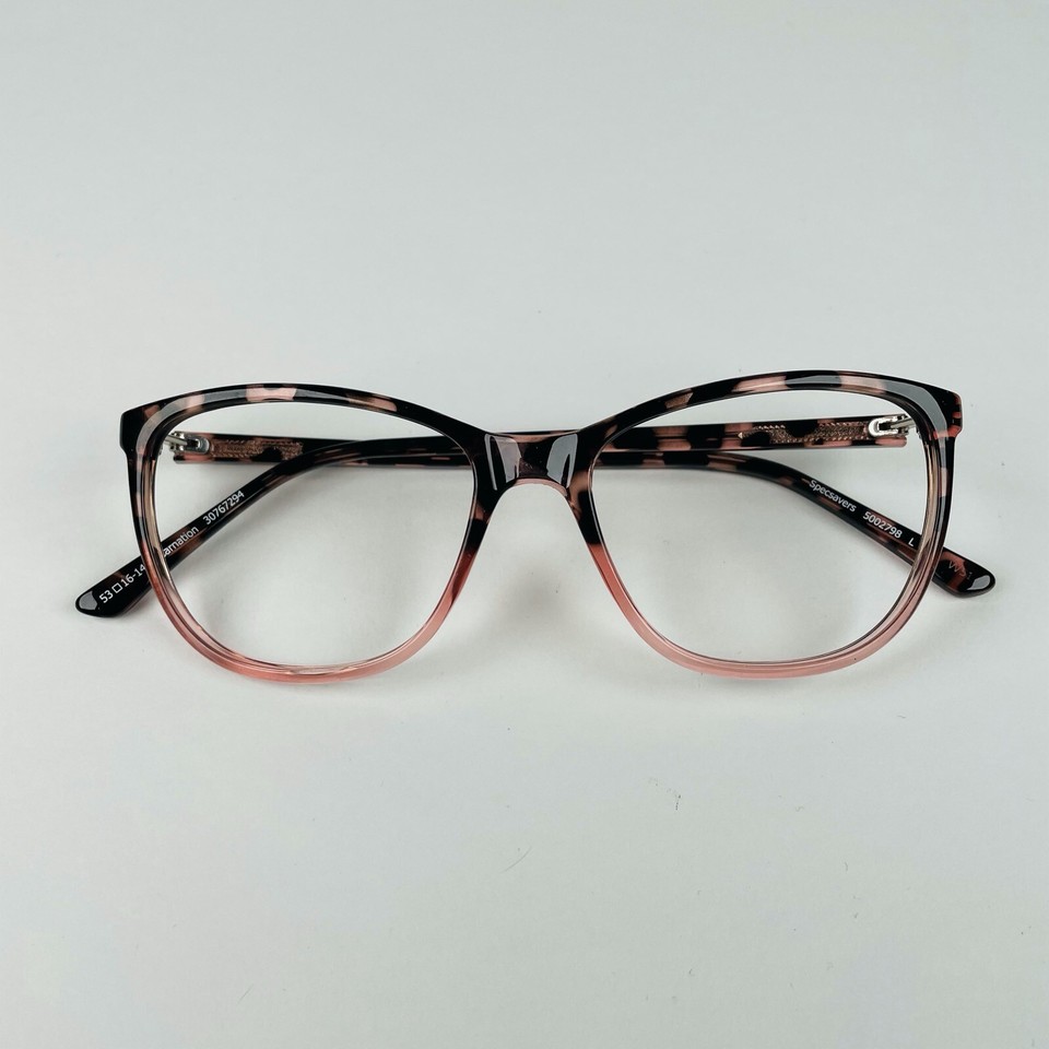 SPECSAVERS eyeglasses PINK + BLACK CAT EYE glasses frame MOD: 30767294 ...