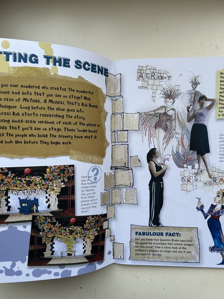 MATILDA The Musical theatre programme ORIGINAL CAST RSC Bertie Carvel ...