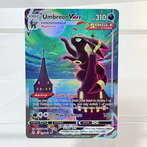 PKM PTCG High Quality Umbreon Vmax Glaceon Vstar Rayquaza Vmax Lono ...