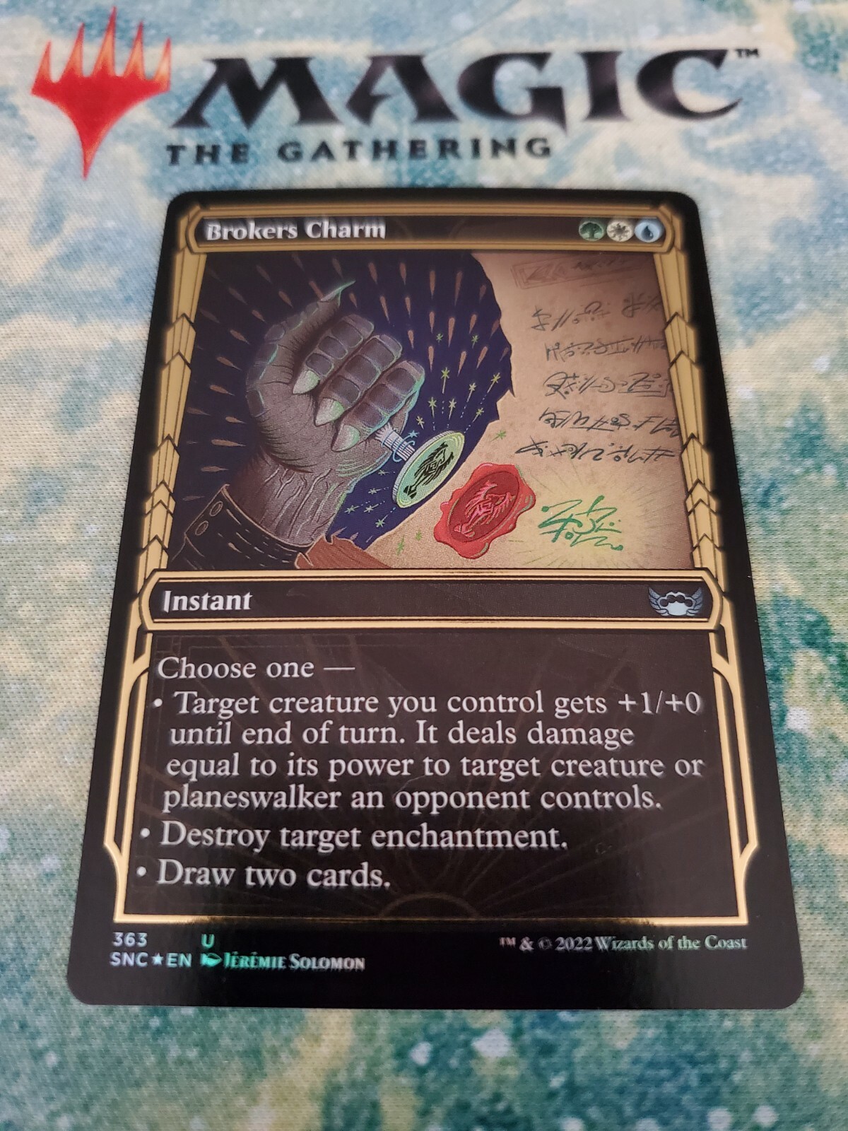 MTG. Brokers Charm. Guilded Foil. Streets of New Capenna. Pack Fresh | eBay