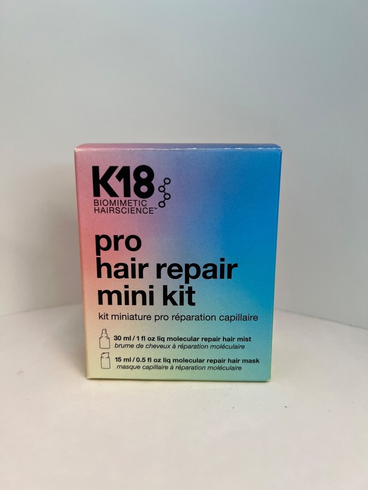 K18 Pro hair repair mini kit Molecular Repair Hair Mist + Repair Hair ...