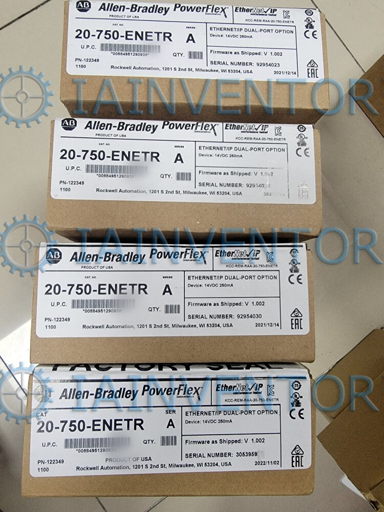 1PC NEW 20-750-ENETR Allen Bradley PF750 Dual-Port Ethernet/IP Module ...