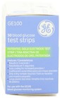 GE100 Blood Glucose Test Strips, Gold Electrode, 50 Count, 07/2026 ...