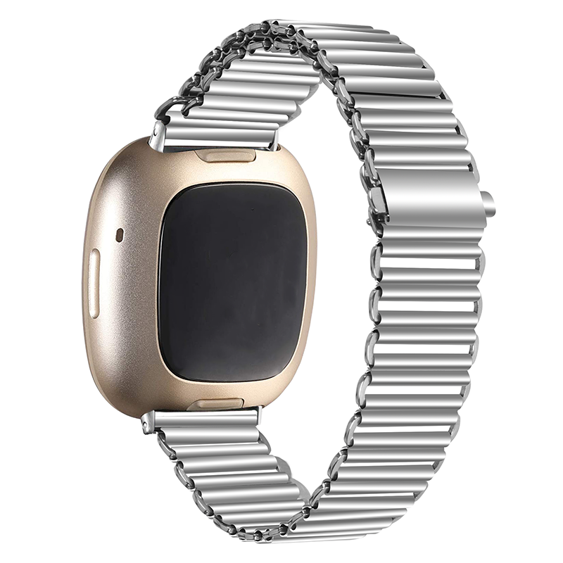 Stainless Steel Loop Bracelet Band For Fitbit Versa 3/Sense Versa 4 ...