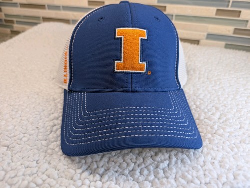 University Of Illinois Fighting Illini Adjustable Hat Cap Mesh Back NWT ...