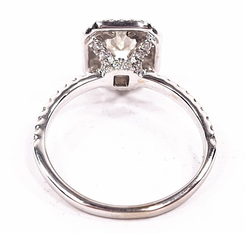 Jared 14k White Gold & Diamond 2.5g 3/4 CTW Engagement Ring W/ Original ...