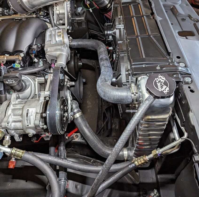 1973-87 Chevy C10 LS Swap Radiator Hose Kit [1001ULC] LSX, LS3, C1500 ...