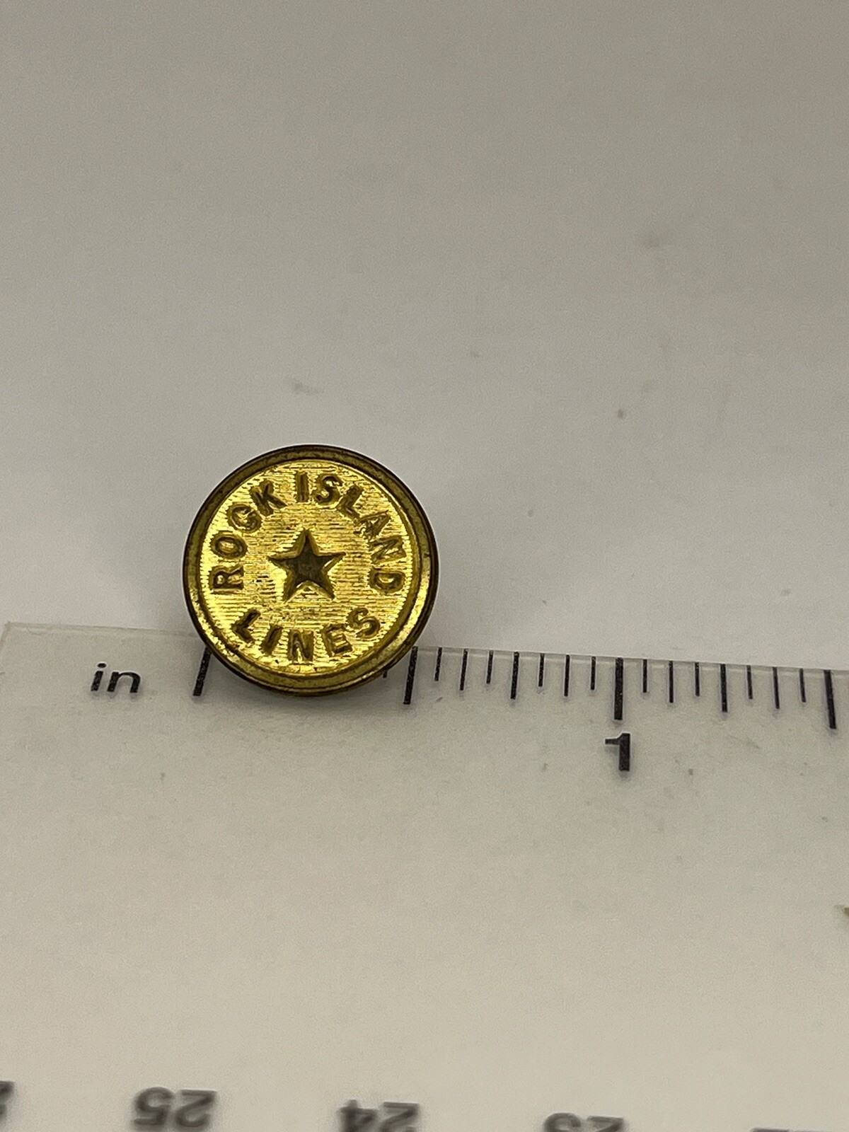 Rock Island Lines Railroad Uniform Buttons Made by Waterbury Button Co ...