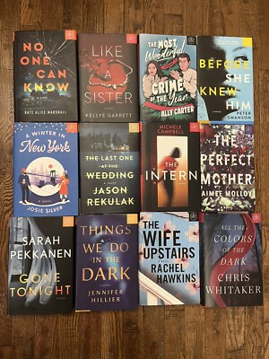 BOTM Book Lot Hardcover 12 Books 2018-2024 | eBay