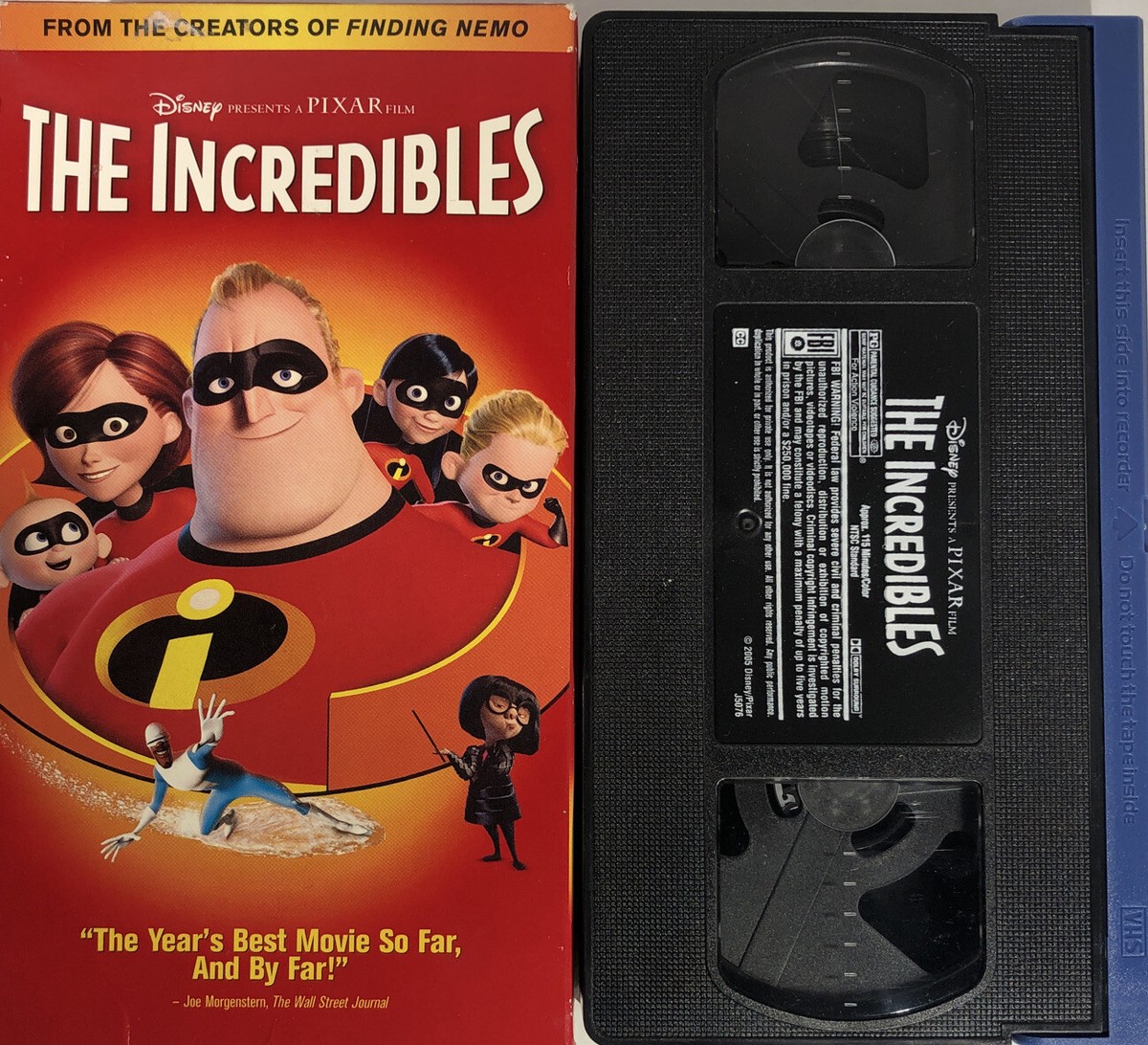 The Incredibles Vhs Ebay