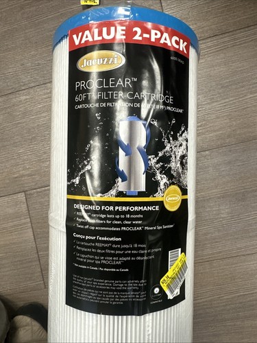 Jacuzzi Proclear 6000-383AJ2 Filter, 60 Sq Ft, J-300 Series 2 Pack | eBay