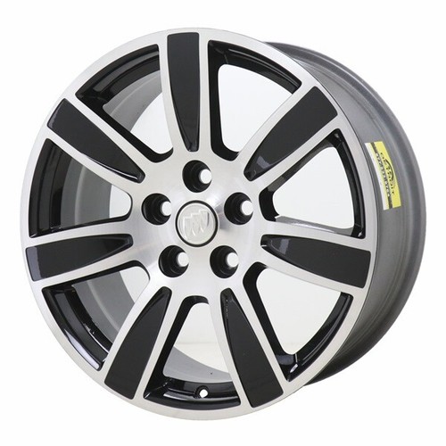 18" BUICK REGAL WHEEL RIM FACTORY OEM 4096 2010-2013 MACHINED BLACK | eBay