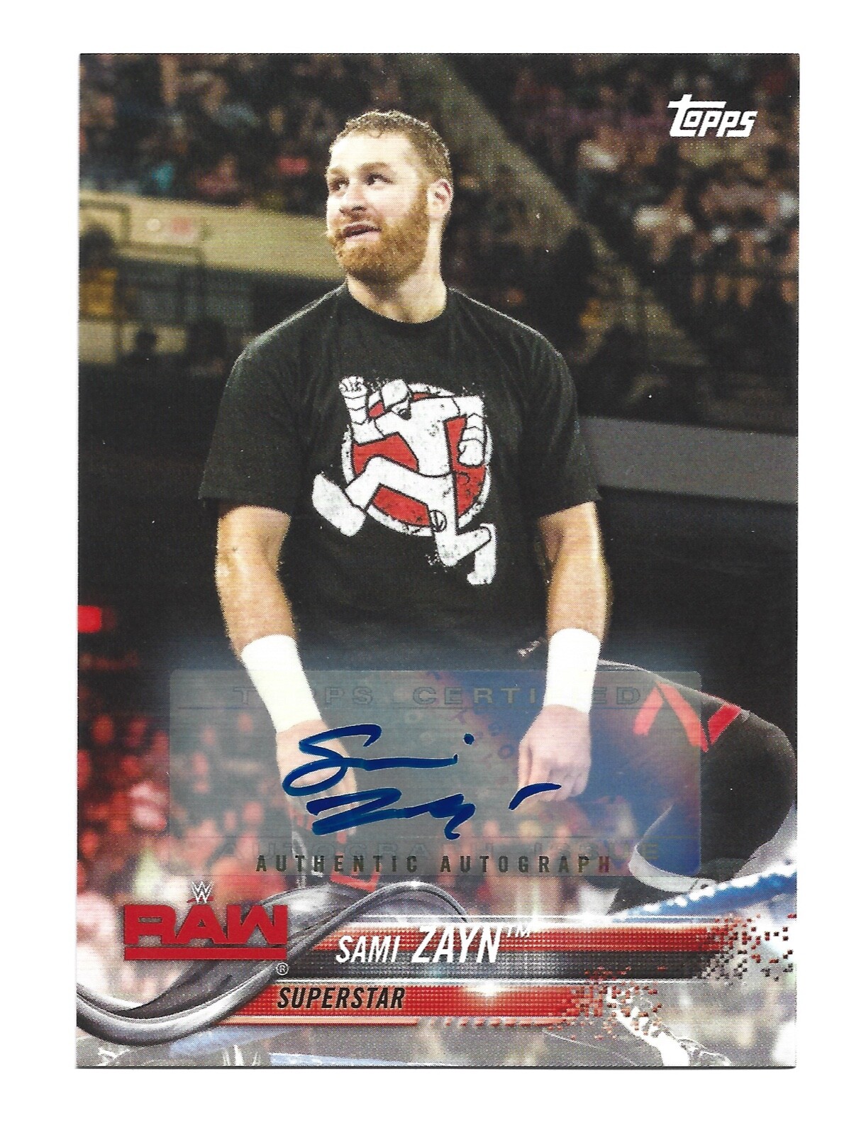 2018 Topps WWE Then Now Forever - Sami Zayn #169 Autographs /99 (AU ...