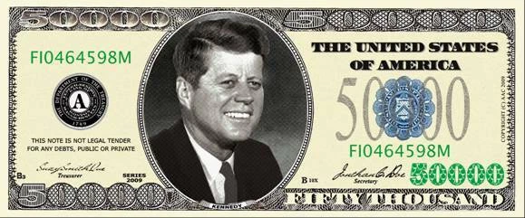 50 Dollar Bill Front And Back Play Money