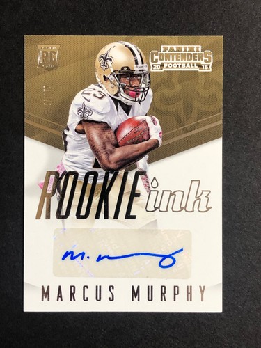 Marcus Murphy Saints Signed 2015 Panini Contenders Football card # RI ...
