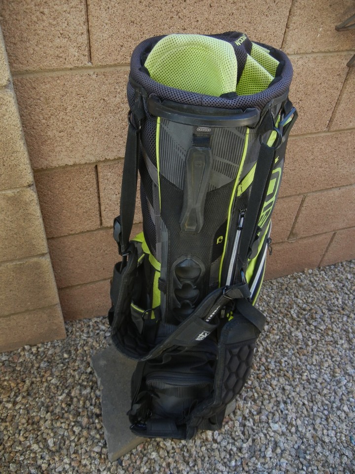 OGIO OZONE Golf Club Stand / Carry Bag, 8-Way, EXCELLENT! black / gray ...
