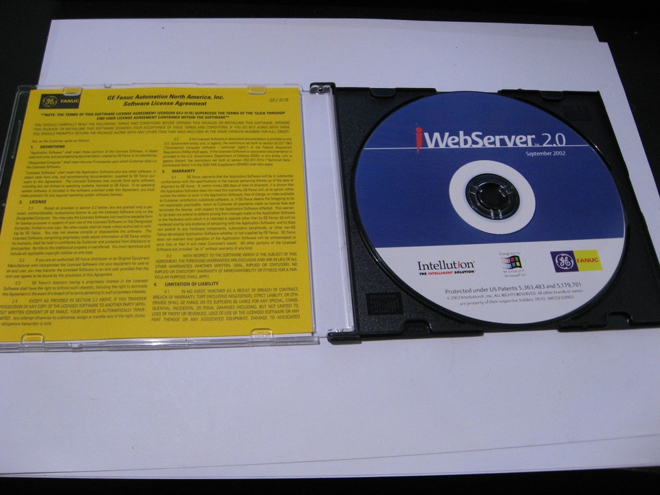 Intellution FIX Dynamics WebServer 2.0 Software CD - Used Original ...