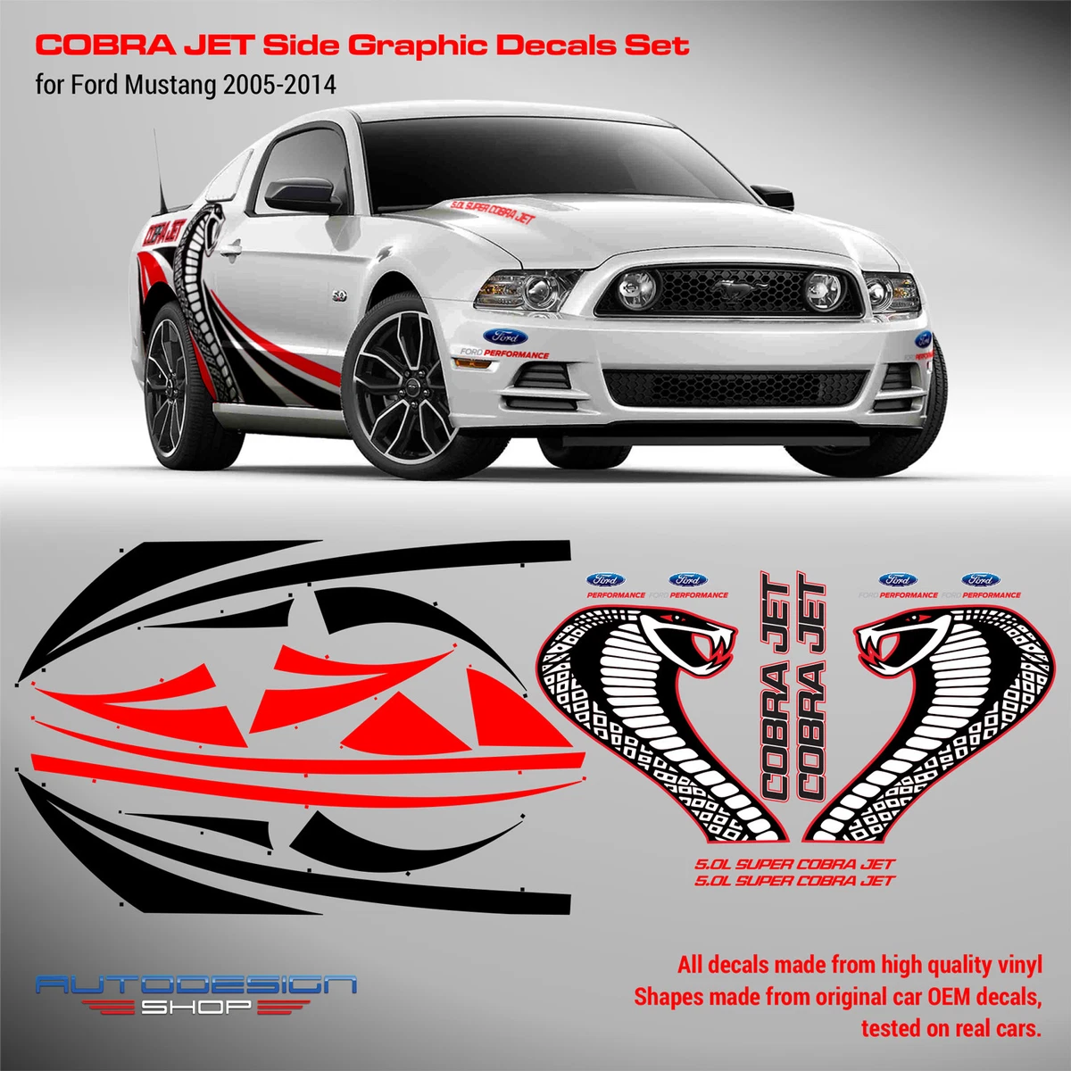 Mustang Cobra Jet Car Logo