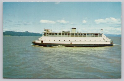 Postcard Astoria Megler Ferry Columbia River Oregon/Washington | eBay