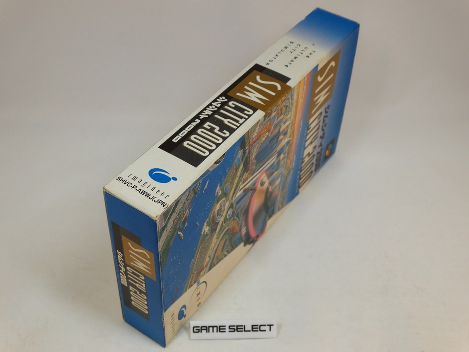 Sim City 2000 Simcity Nintendo Super Famicom Snes NTSC Japanese Shvc ...