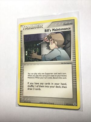 BILL'S MAINTENANCE - 87/112 - FireRed LeafGreen - Pokemon Card - PL | eBay