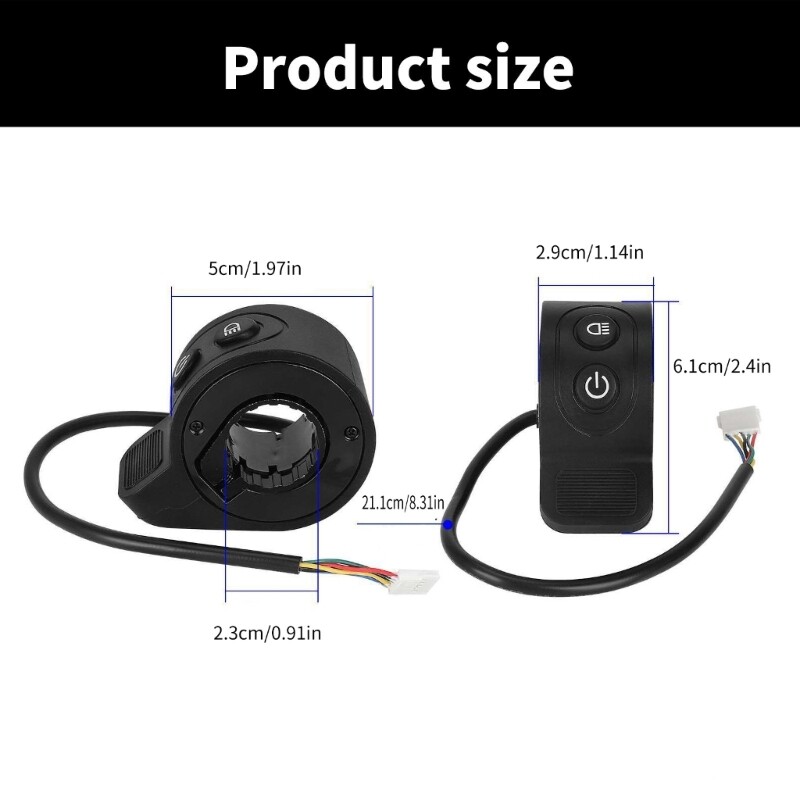 Electric Scooter Speed Controller Levers Switches Finger Button ...