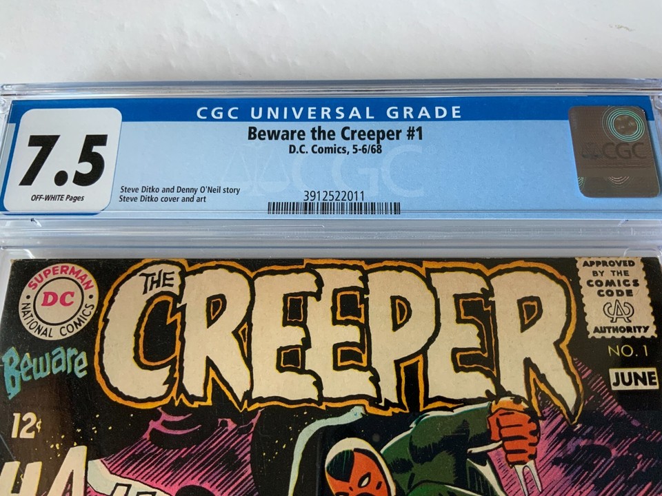 BEWARE THE CREEPER 1 CGC 7.5 STEVE DITKO DC COMICS 1968 R5Y | eBay