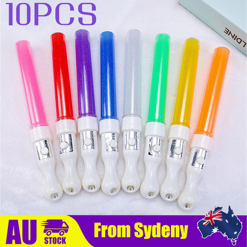 10X Glow Sticks Light 15 Pattern Stick LED Lamp Lantern Concert Party ...