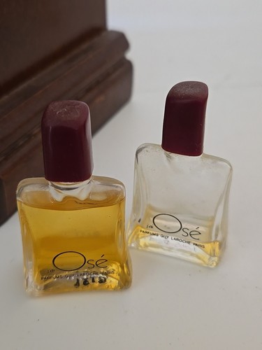 Vintage 2 Parfums Guy Laroche J'AI OSE Perfume MINIATURES | eBay