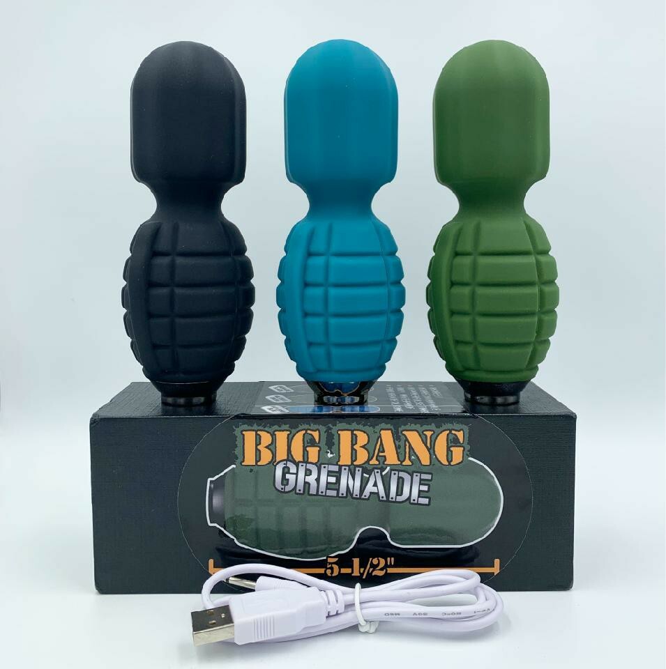 Hand Grenade Vibration Vibrator Therapy Massager Men / Women Military ...