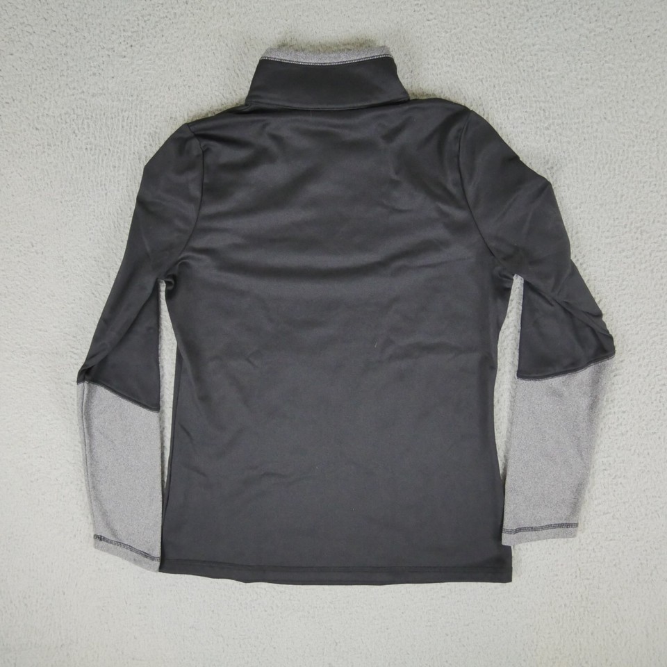 The North Face Top Womens Medium Black Mock Neck 1/4 Zip Long Sleeve ...