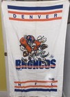 RARE 1988 denver BRONCOS beach bath towel jack davis 32” X 52” TH1 | eBay