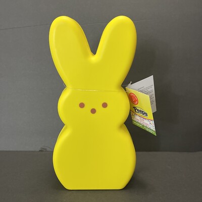 10” Yellow Peeps Blowmold Light Up Bunny Rabbit LED Lamp | eBay