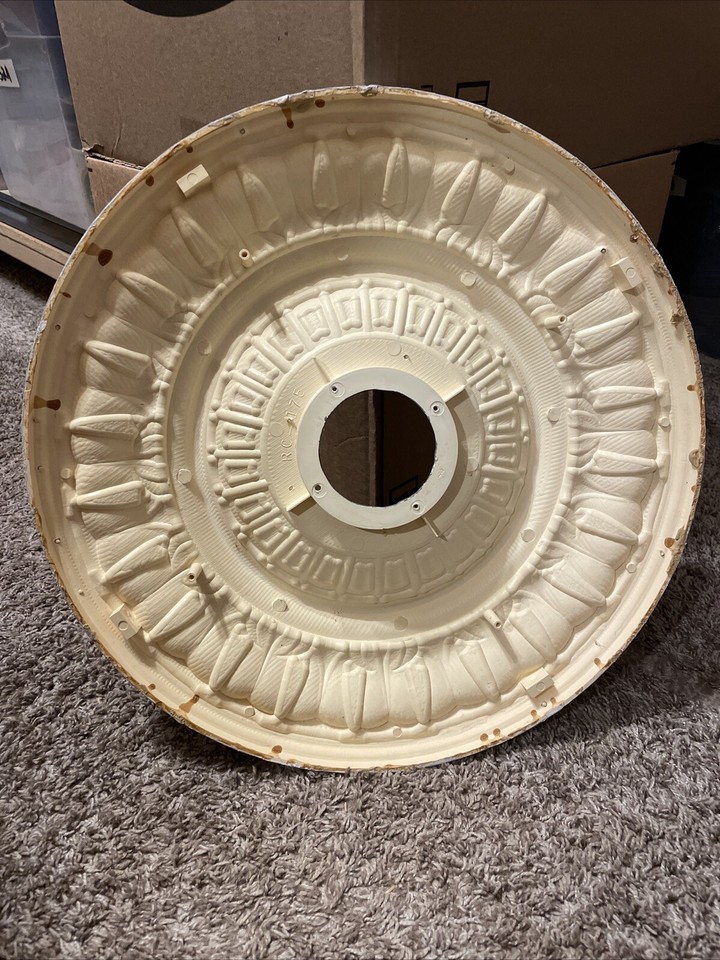 17 1/2" Ceiling Medallion Light Fixture Escutcheon Canopy | eBay