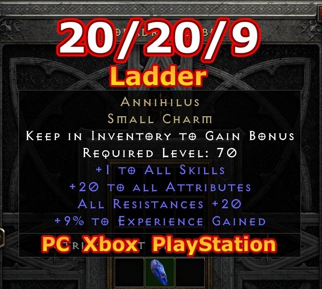 Annihilus ⭐ Ladder S12 20/20/9 anni Diablo 2 Resurrected D2R SC PC/PS4 ...