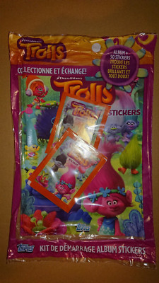 TOPPS - TROLLS (Stickers) STARTER PACK FRENCH EDITION | eBay