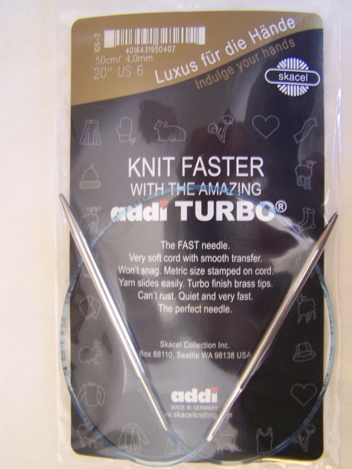 Addi TURBO Circular Knitting Needles 20" Selected Sizes | eBay