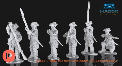 FIW French Infantry Firing 28/40mm | eBay