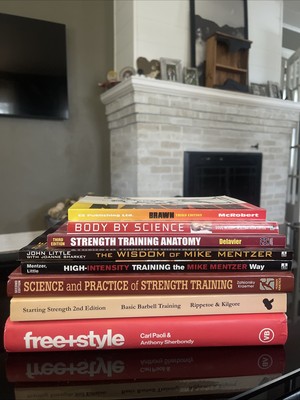 Book Lot Fitness Bodybuilding Powerlifting Gym Workout Science Anatomy ...