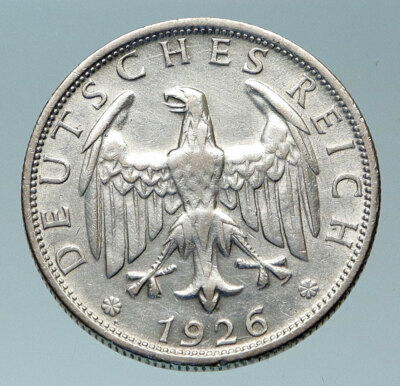 Germany - Antique Silver German Silver Eagle Coin