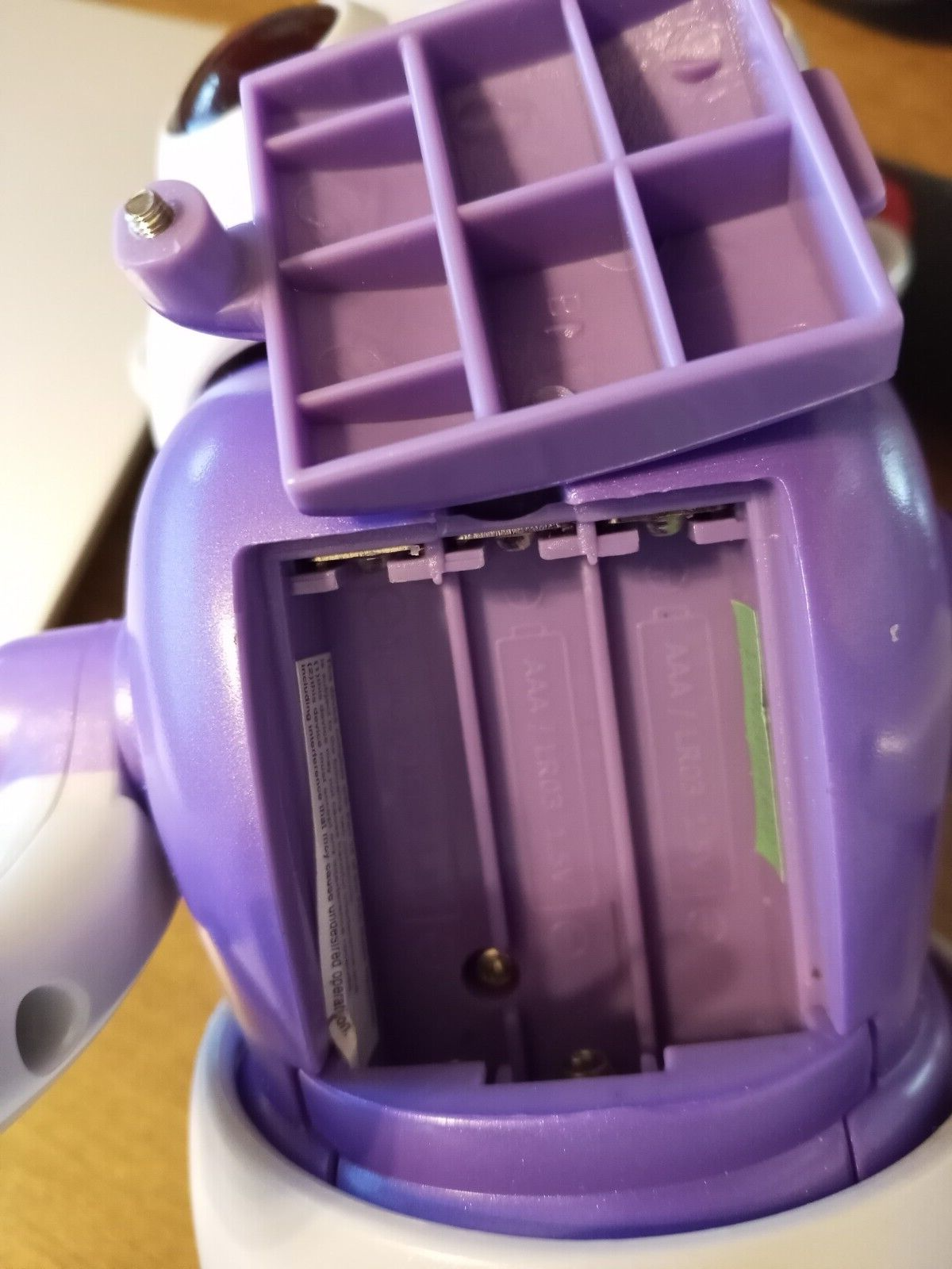 2001 Hasbro Tiger Sega Toys Robo Baby Interactive Purple Diaper Bib ...