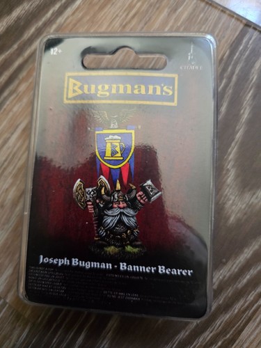 Games Workshop Warhammer World Joseph Bugman Banner Bearer Bugmans ...