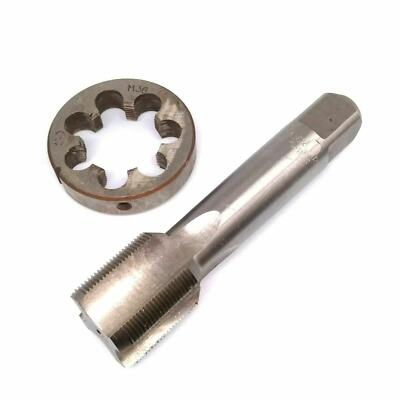 1pcs HSS Machine M36 x 4.0mm Plug Tap and 1pcs M36 x 4mm Die Threading ...