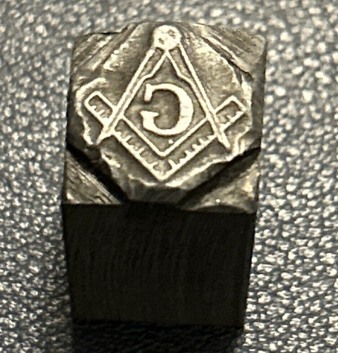 Mason, Masonic temple -- vintage letterpress printing block | eBay