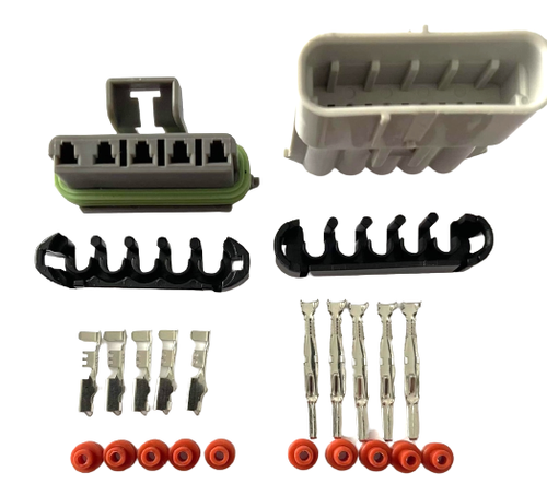 5 Pin Male Female Plug Connector For Delphi 5 Way Metri-Pack Sealed 280 ...