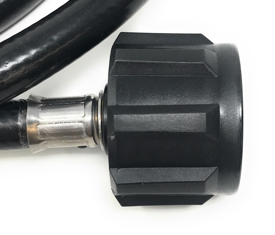 12 Feet Hose Assembly For Propane Tank Adapter QCC1 Acme x 3/8 Female ...