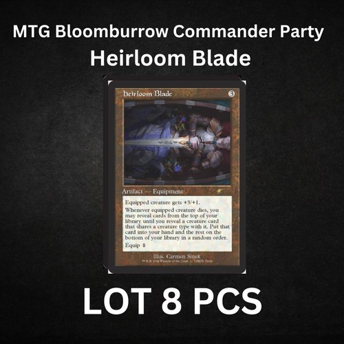 MTG LOT 8 Heirloom Blade Retro Bloomburrow Commander Party Promo ...