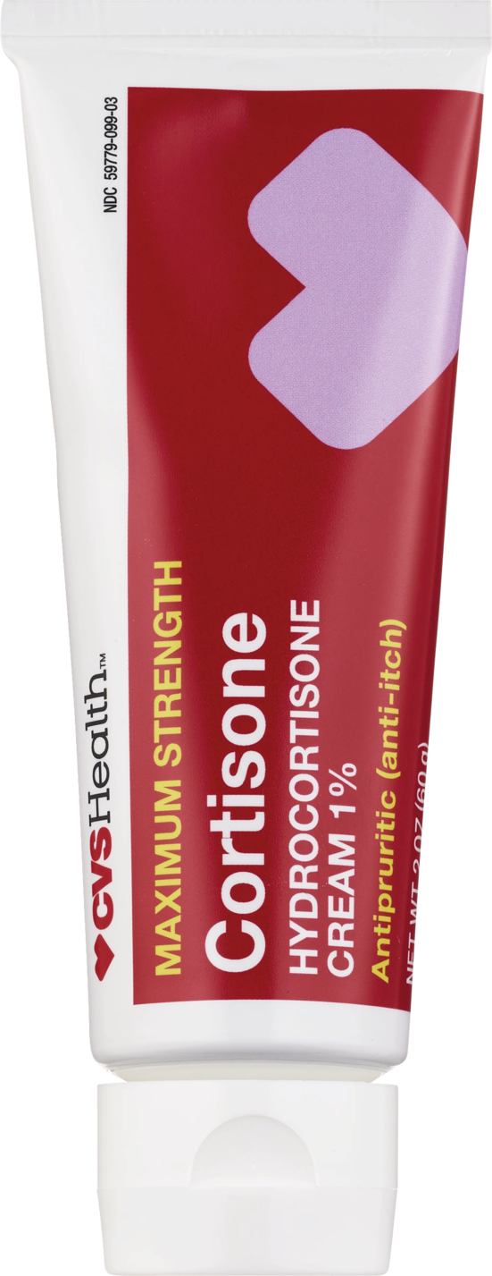 CVS Health Maximum Strength Cortisone Cream Hydrocortisone 1% 2 Tubes 4 ...