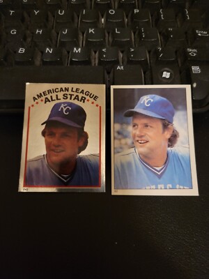 1981 Topps Baseball Stickers. George Brett x2. #82 & #243. | eBay